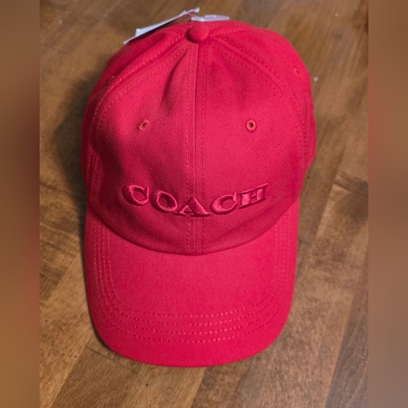 Coach | Accessories | Coach Red Baseball Cap | Poshmark